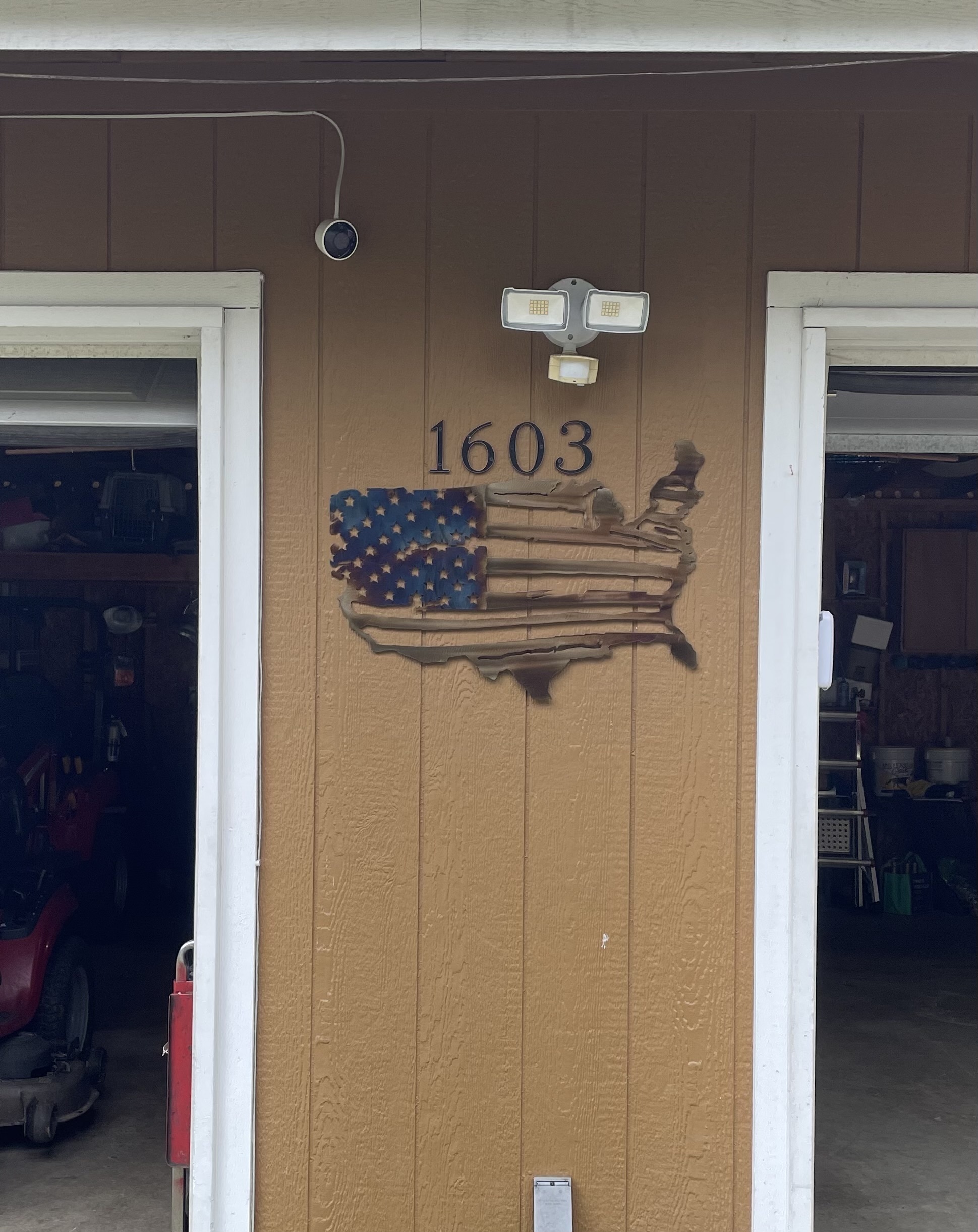 USA Flag Welcome Sign - Metal Artwork | Iron Mountain Studio – Iron ...