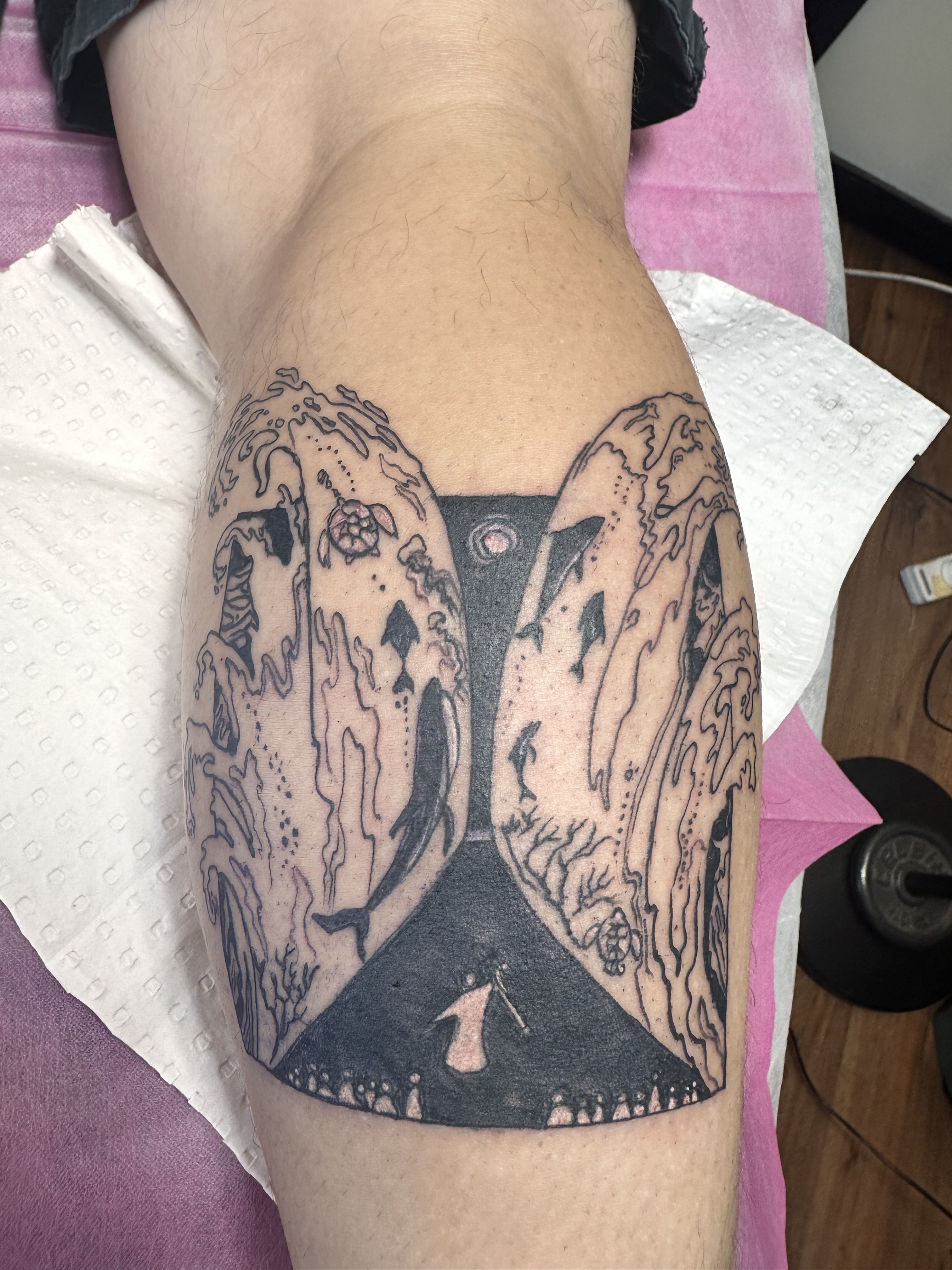 Moses parts the Red Sea- Bible Inspired - Tattoo Transparent PNG ...